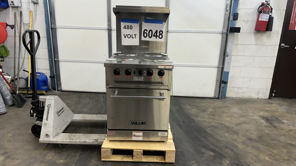 6048 Vulcan EV24S-4FP 24" Electric Range with 4FP