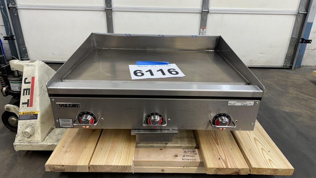 6116 Vulcan HEG36E-RR 36" Electric Griddle, Fast Recovery