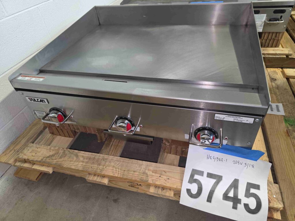 5745 Vulcan HEG36E-208 36" Electric Griddle, Fast Recovery